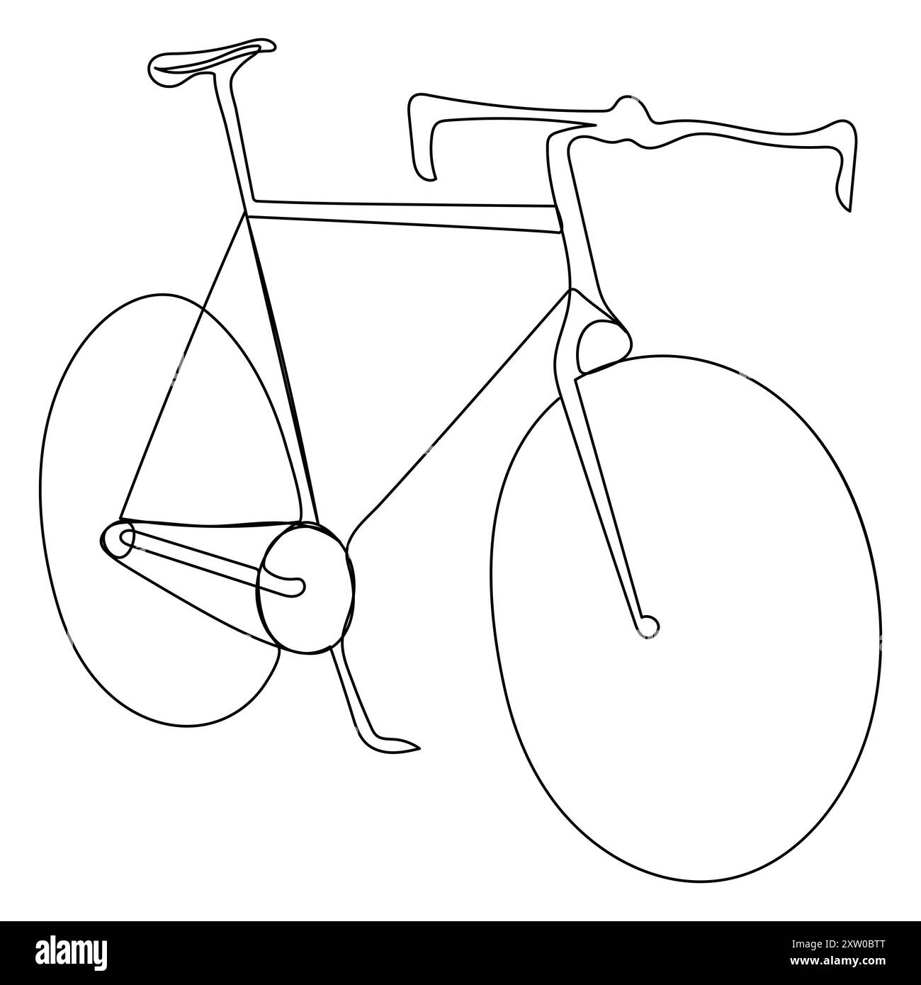 Continuous single vector line art drawing and one line illustration of ...