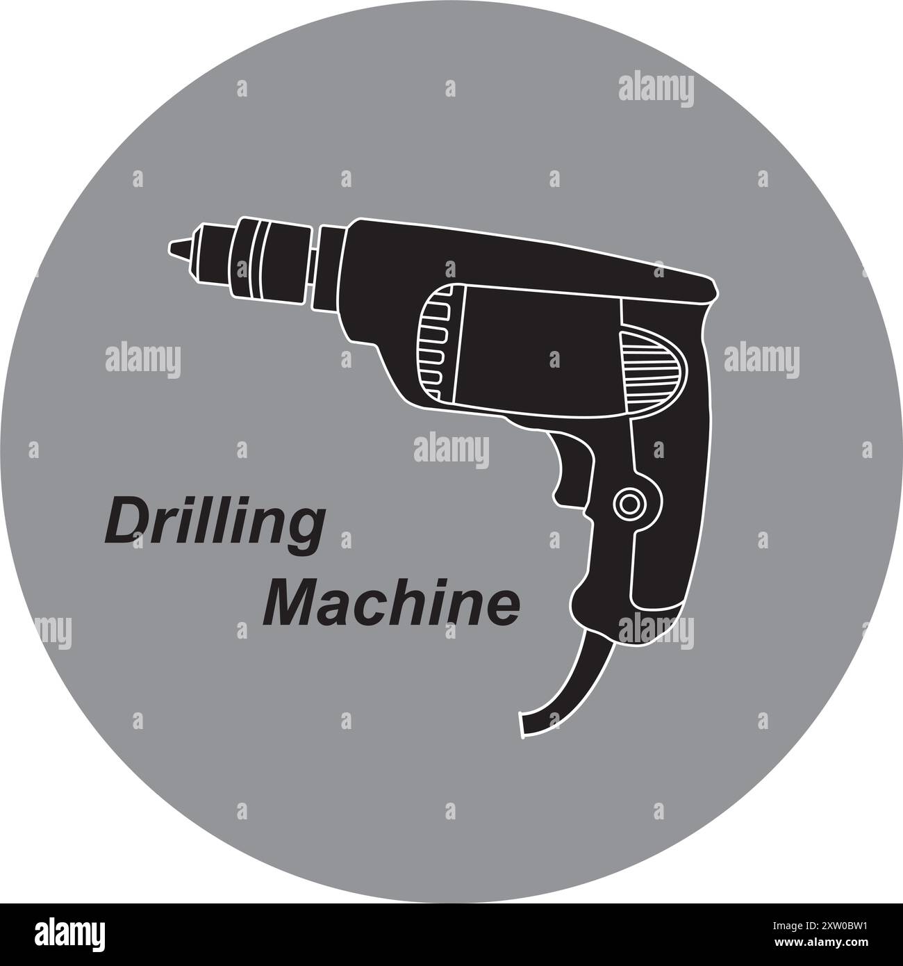 Drilling machine icon vector illustration symbol design Stock Vector Image & Art - Alamy