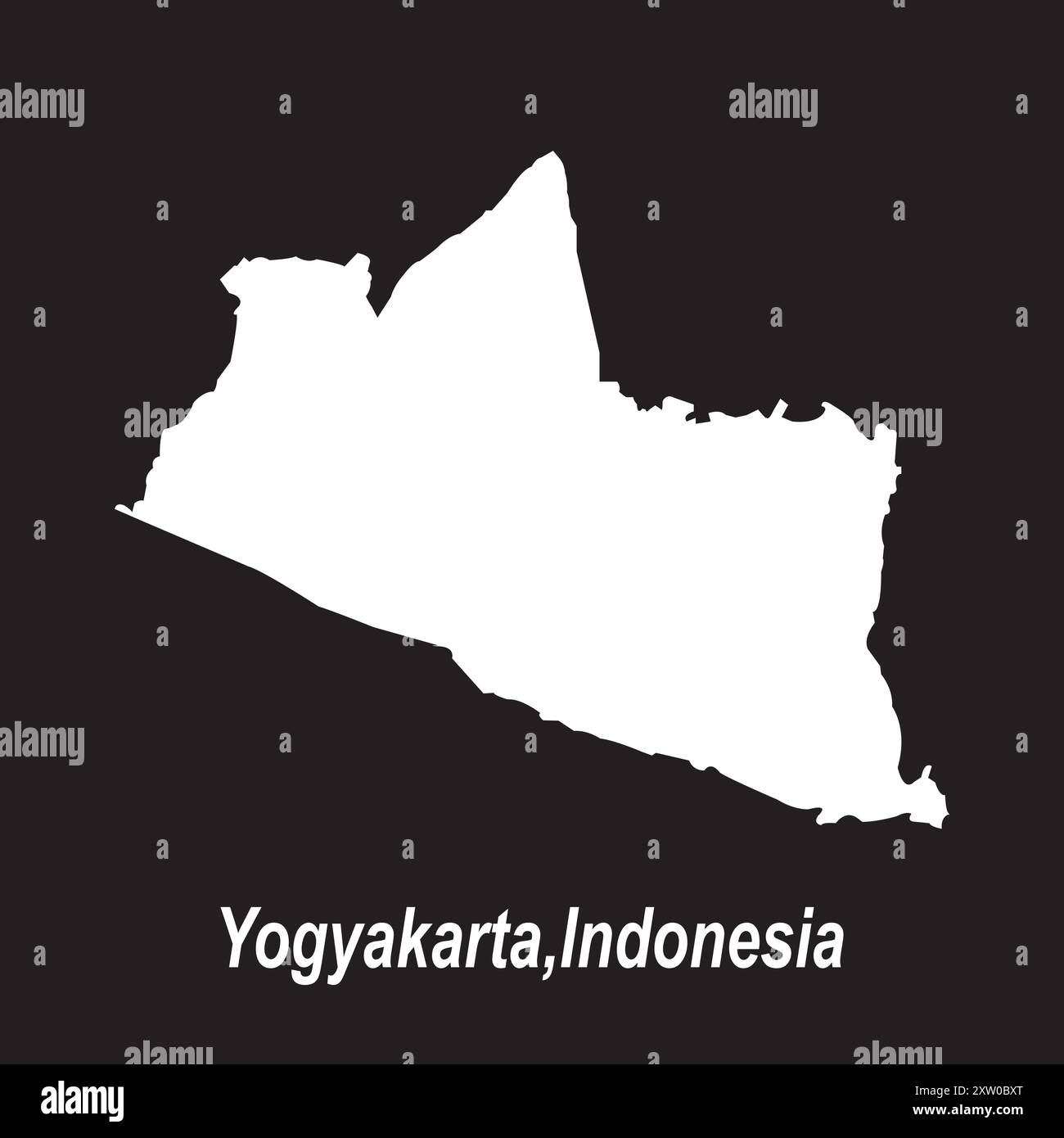 Map of yogyakarta hi-res stock photography and images - Alamy