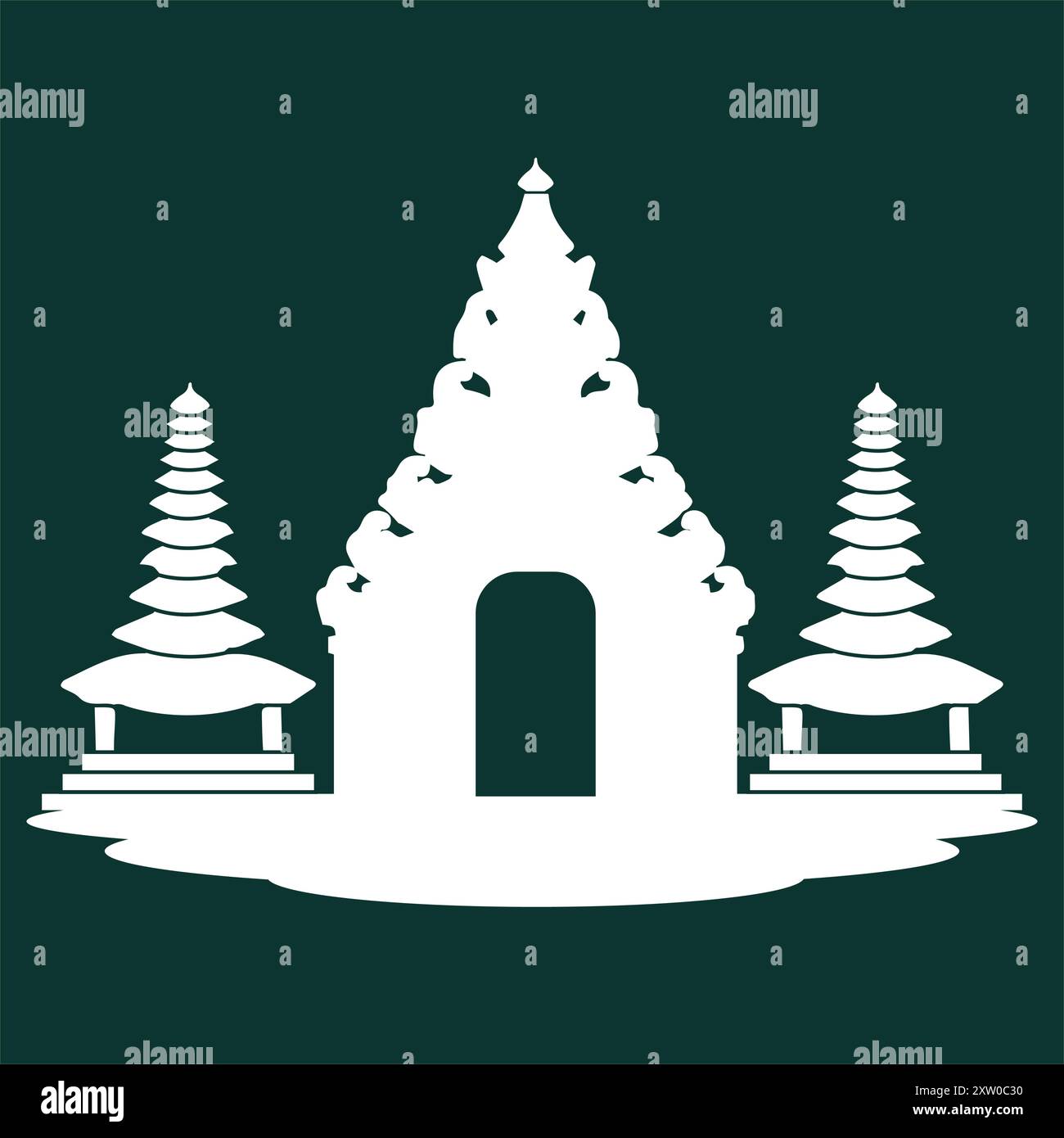 Temple icon illustration elemen design Stock Vector Image & Art - Alamy
