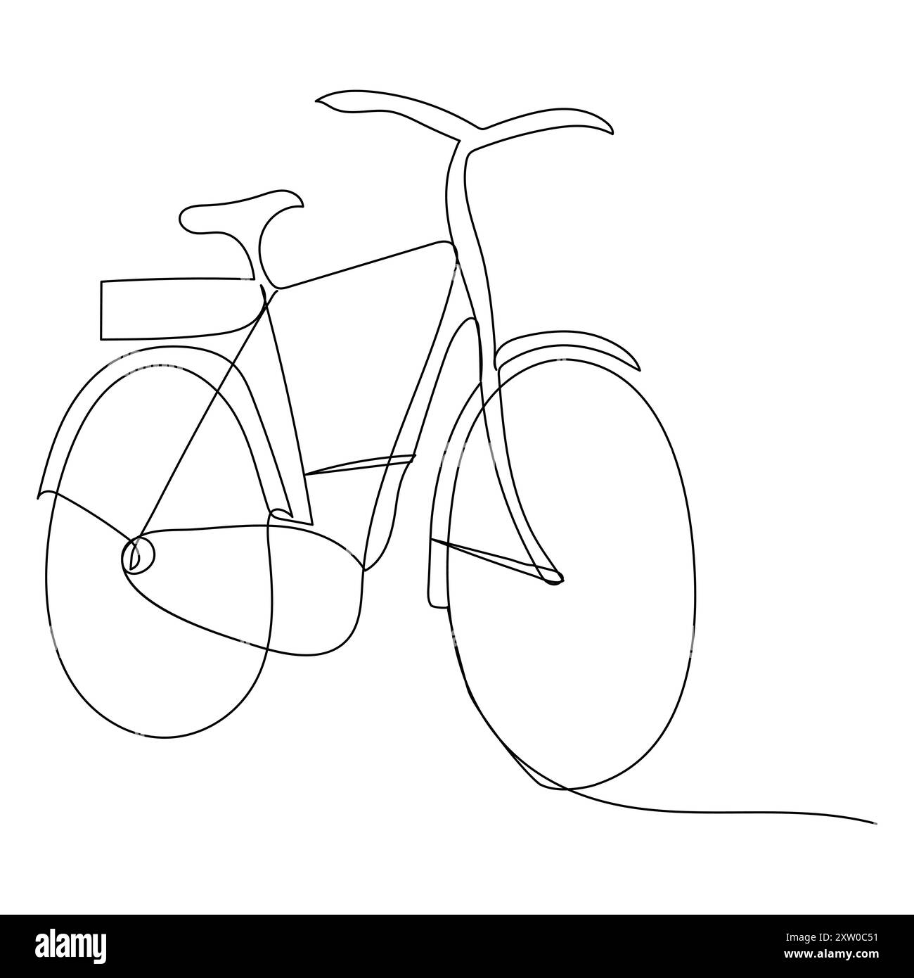 Continuous single vector line art drawing and one line illustration of ...