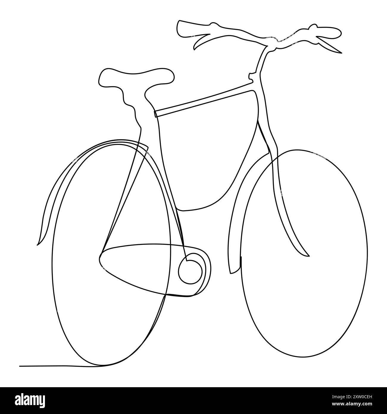 Continuous single vector line art drawing and one line illustration of ...