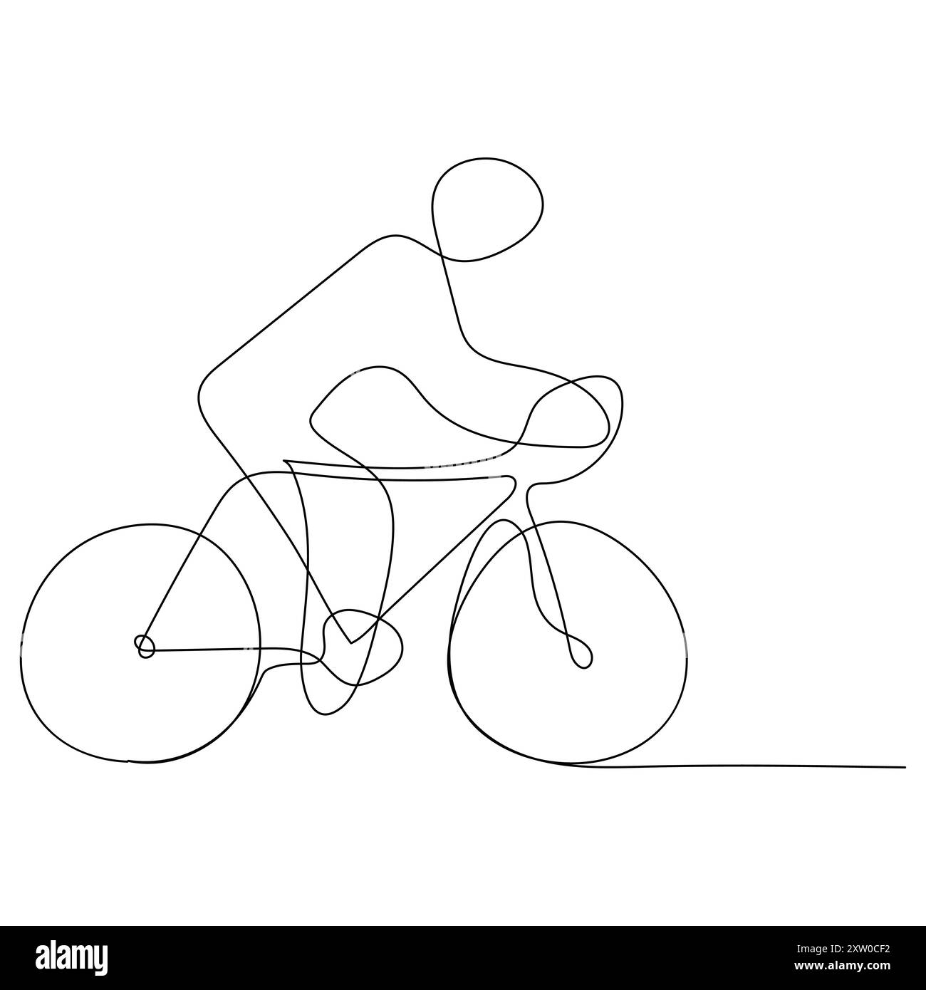 Continuous single vector line art drawing and one line illustration of ...