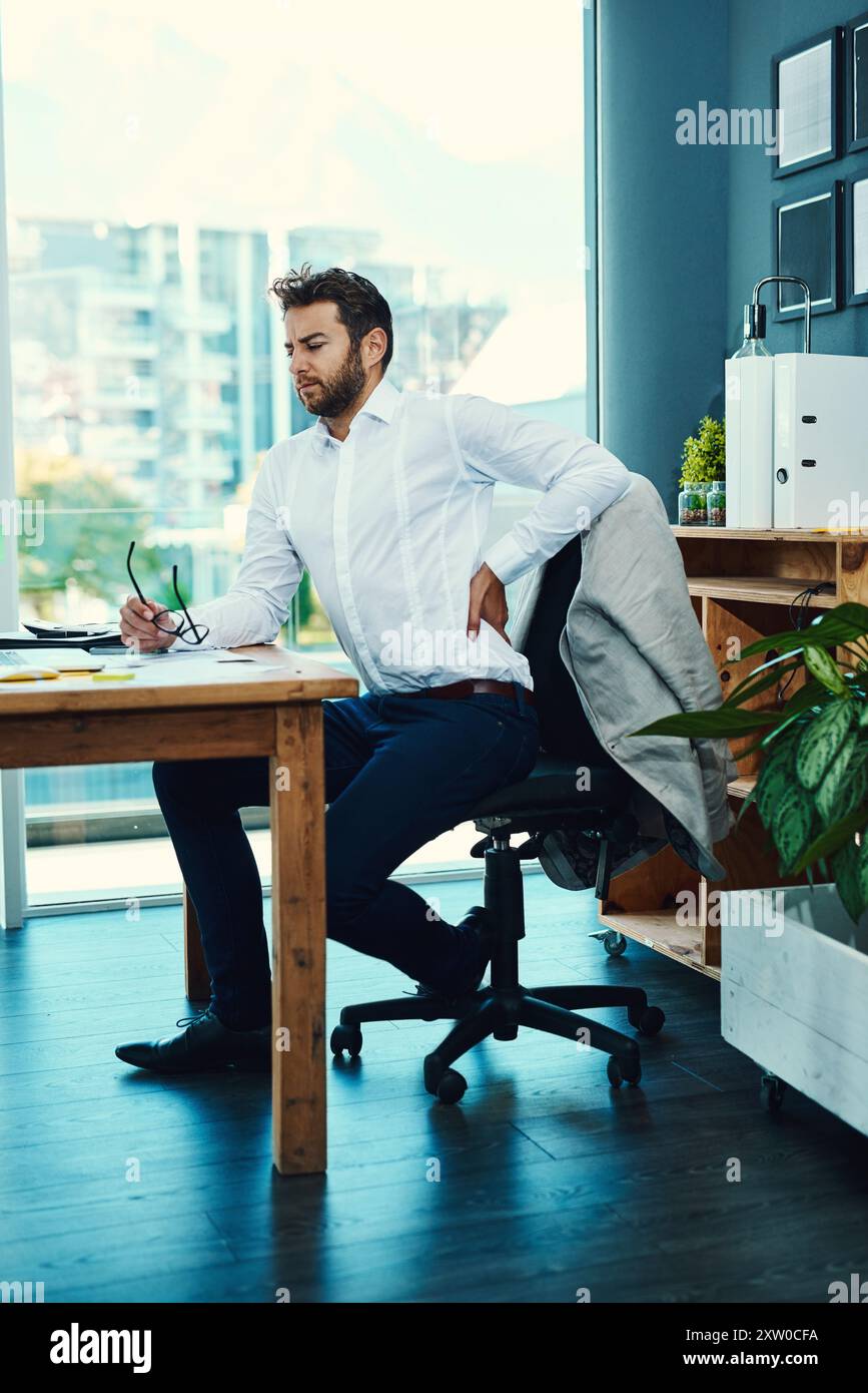 Posture chair desk hi-res stock photography and images - Alamy
