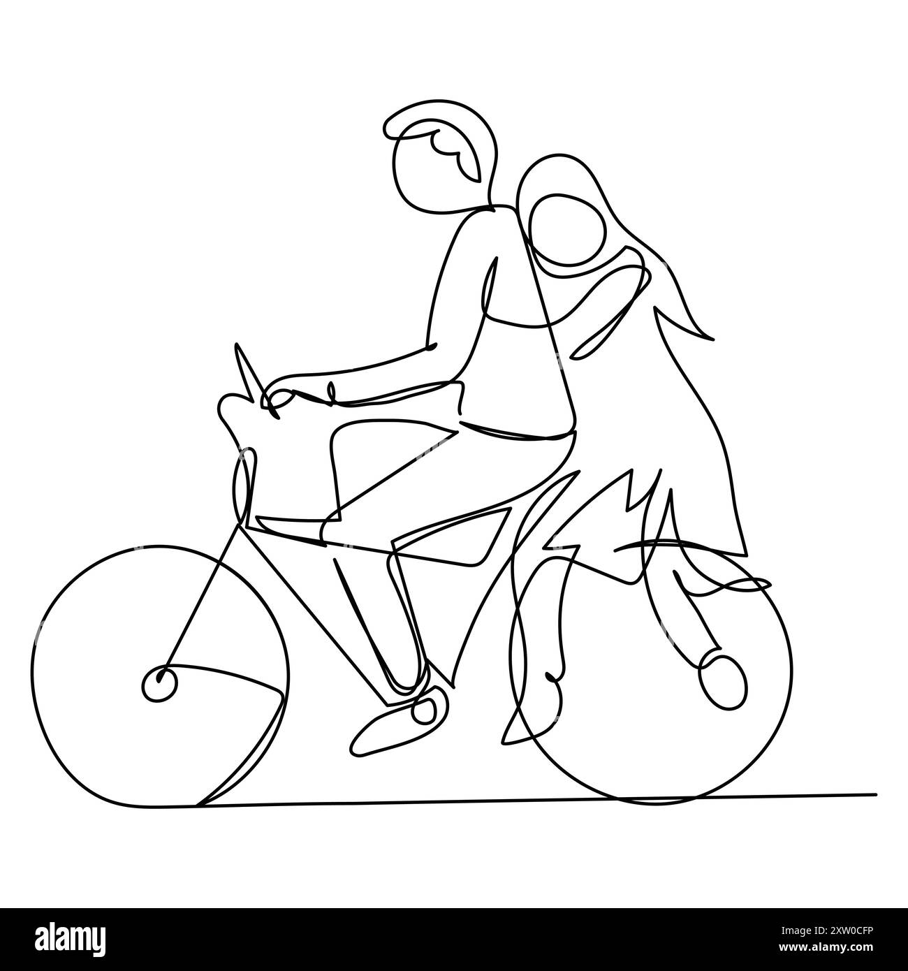 Continuous single vector line art drawing and one line illustration of ...