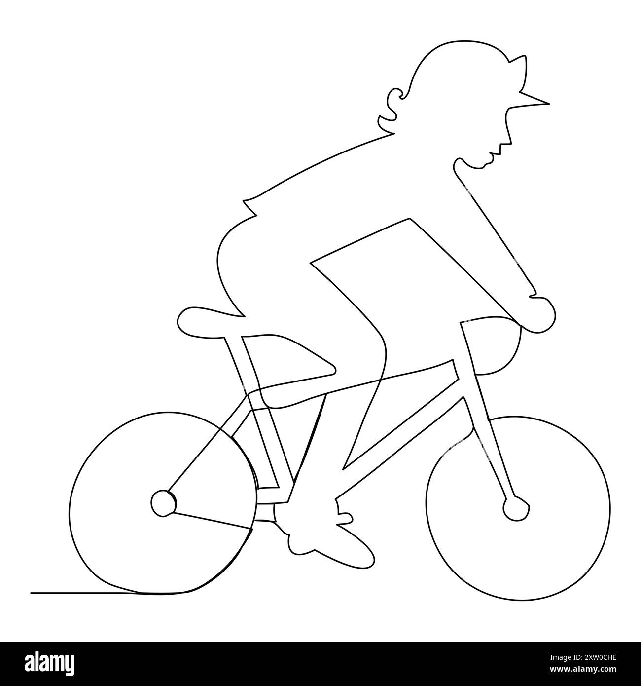 Continuous single vector line art drawing and one line illustration of ...