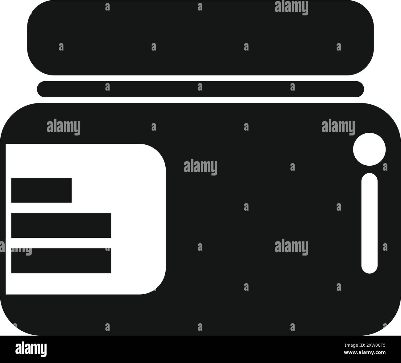 Mockup illustration cosmetic products Black and White Stock Photos ...