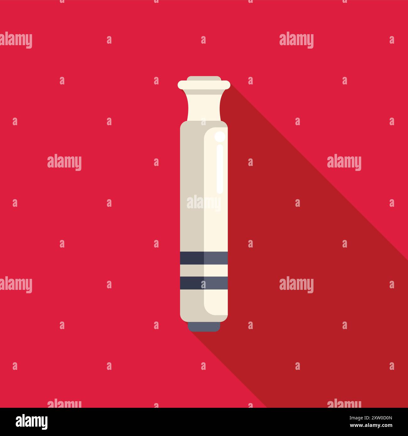 White pool cue stick lying on red pool table icon Stock Vector Image ...