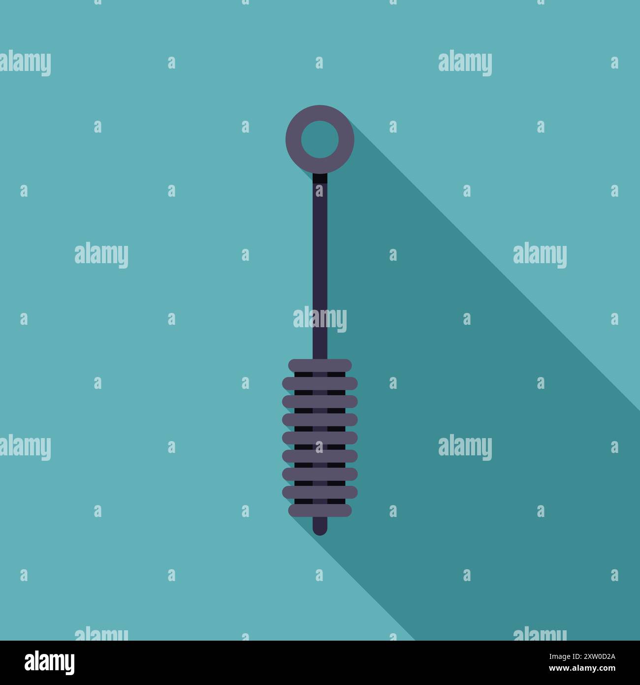Car antenna is receiving signal on turquoise background Stock Vector ...