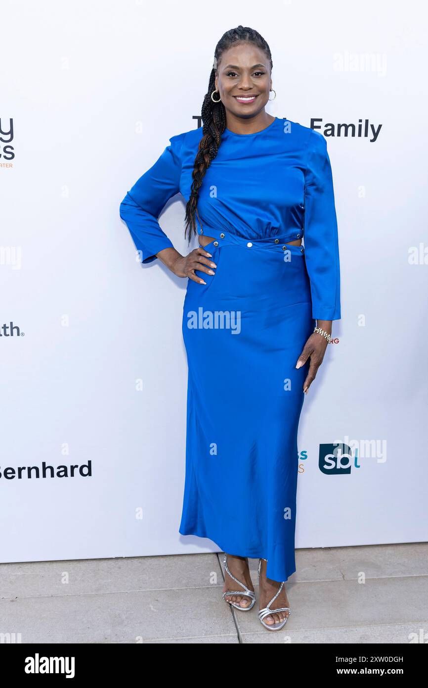 Monique Brown attends the arrivals of the 24th Harold & Carole Pump ...