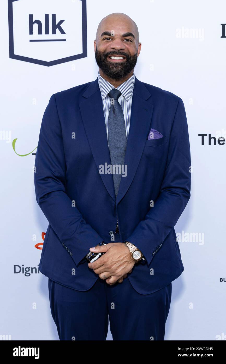 Carlos Boozer attends the arrivals of the 24th Harold & Carole Pump ...