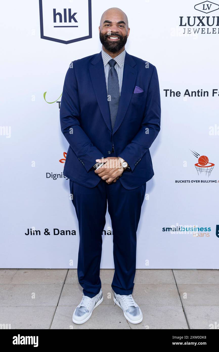 Carlos Boozer attends the arrivals of the 24th Harold & Carole Pump ...