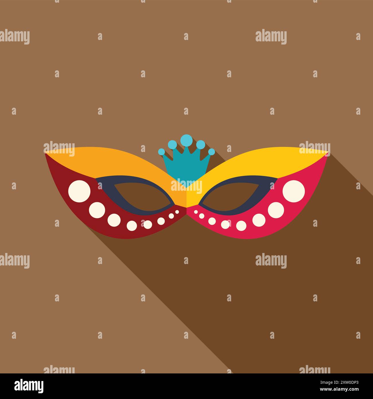 Colorful carnival mask, representing celebration and festivity during ...