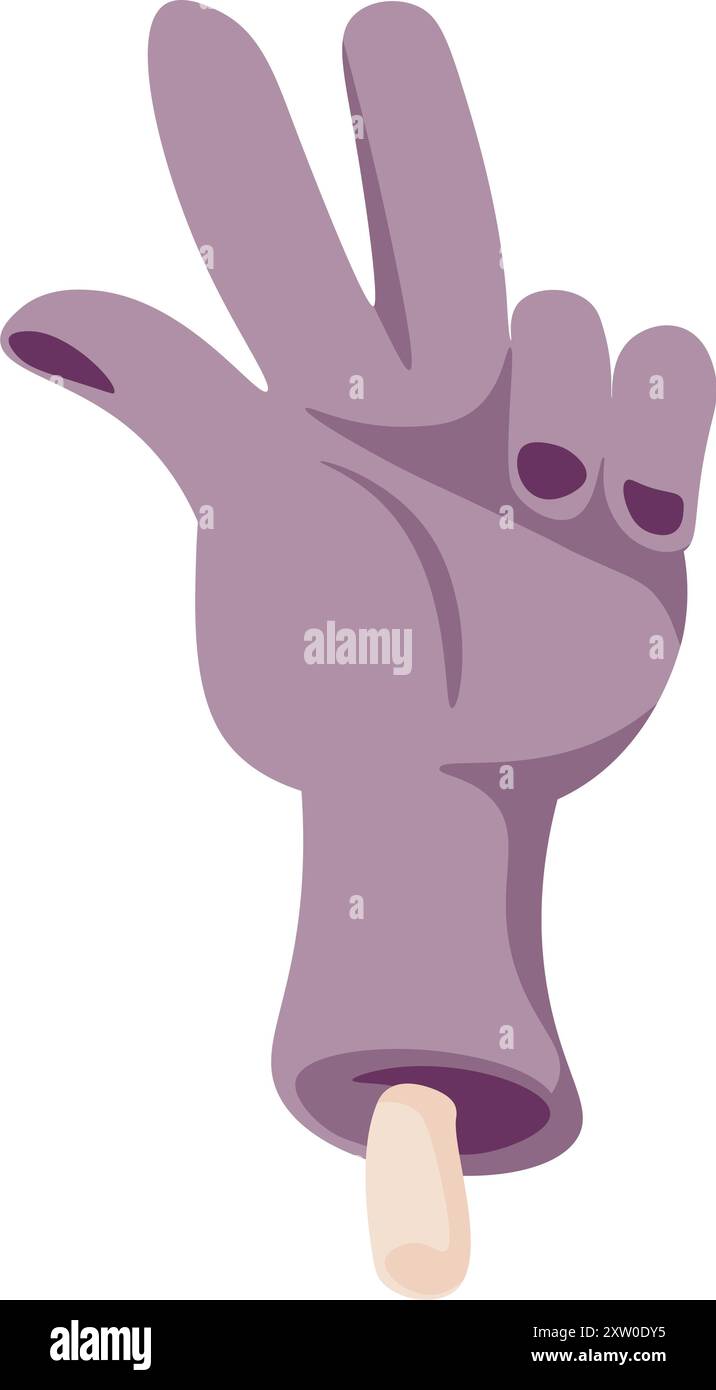 Severed fingers Stock Vector Images - Alamy