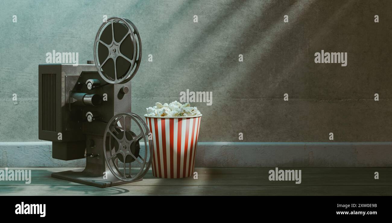 cinema movie concepts copy space backgrounds. 3d rendering Stock Photo ...
