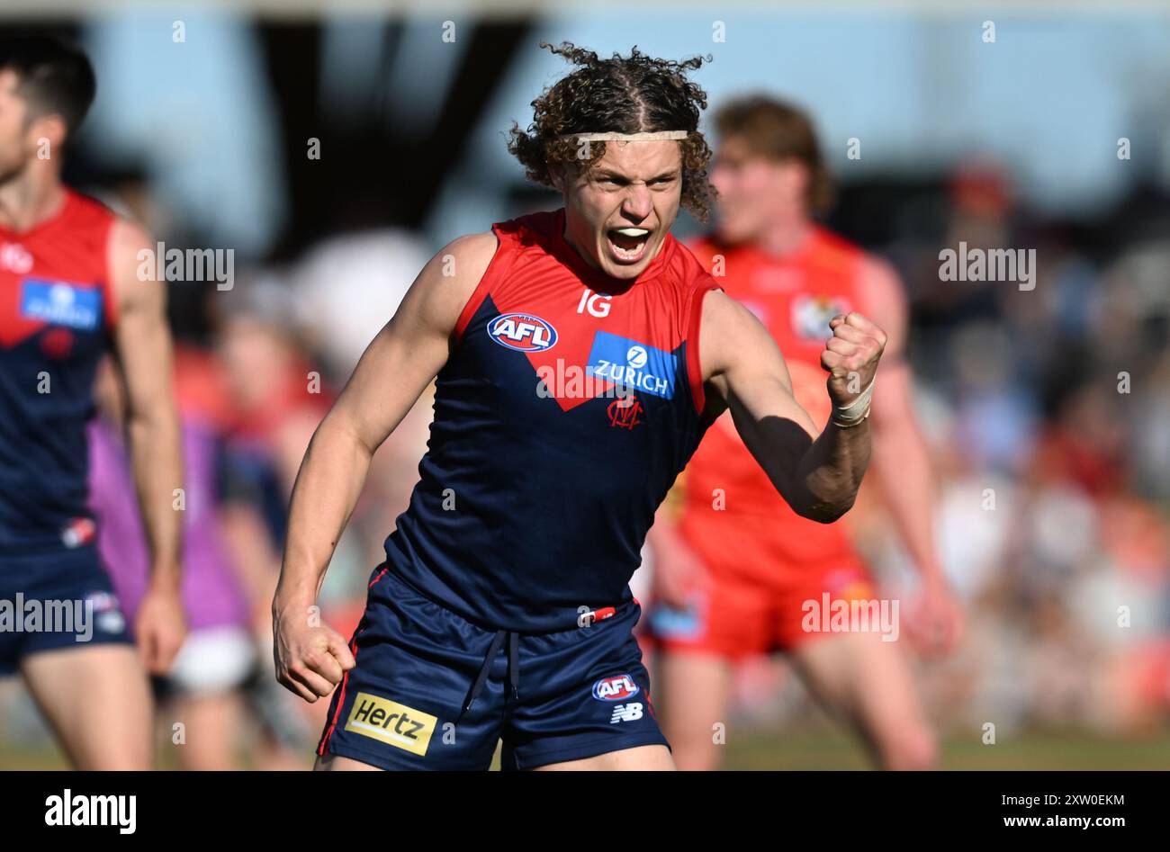 Gold Coast, Australia. 17th Aug, 2024. Koltyn Tholstrup of the ...