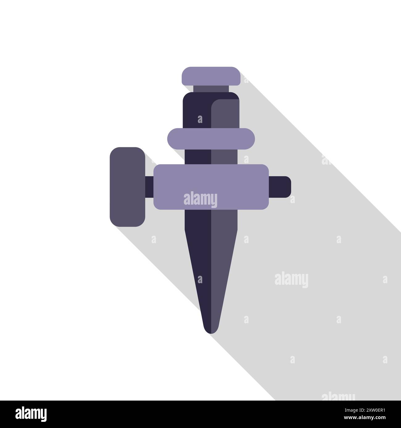 Garden water sprinkler icon in flat style representing lawn care and ...