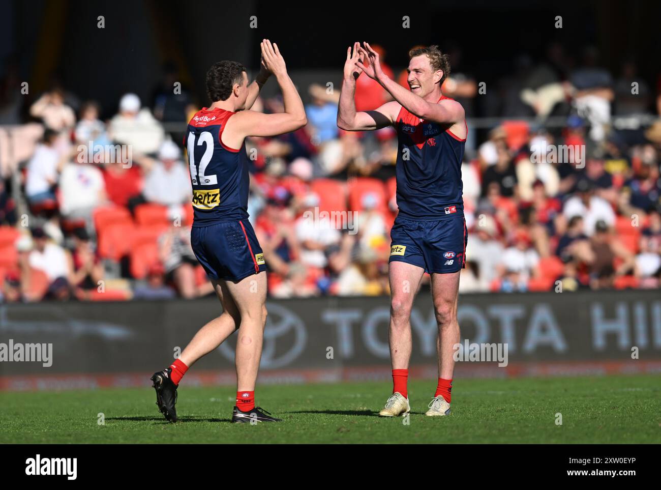Gold Coast, Australia. 17th Aug, 2024. Harrison Petty (right) of the ...