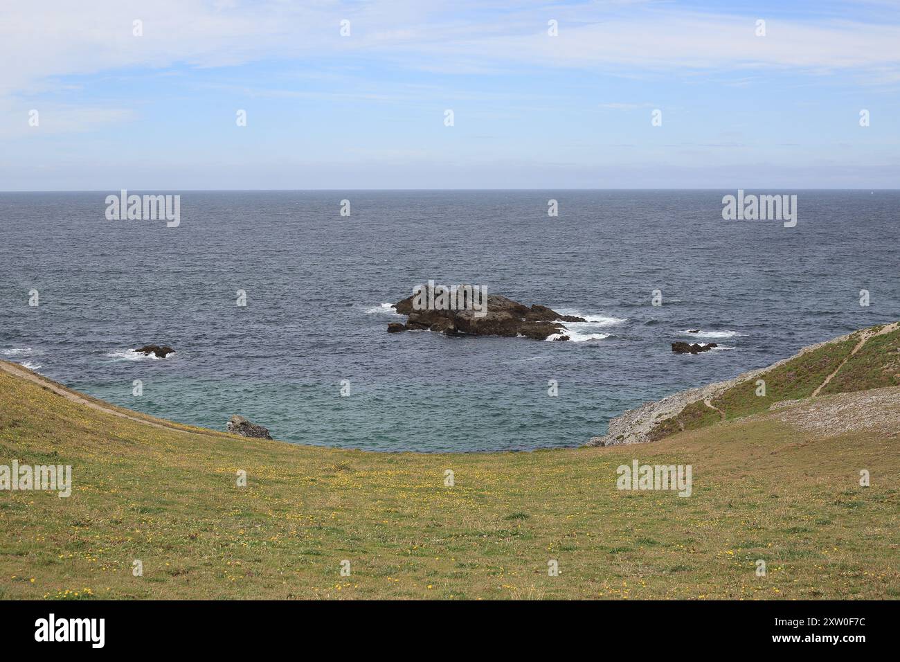 Coastline between Port de Donnant and Trou de Vazen, Belle Ile en Mer ...