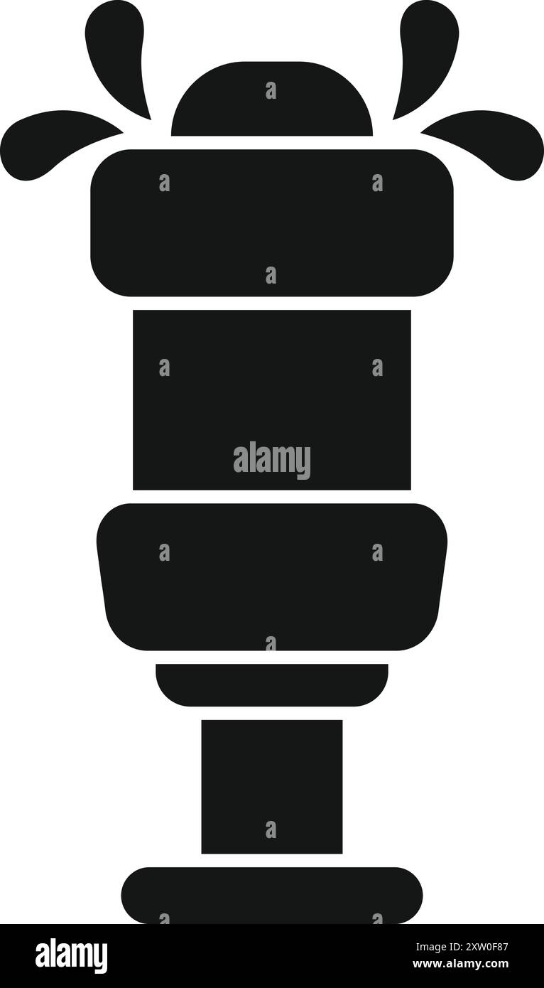 Smart irrigation sprinkler silhouette hi-res stock photography and ...