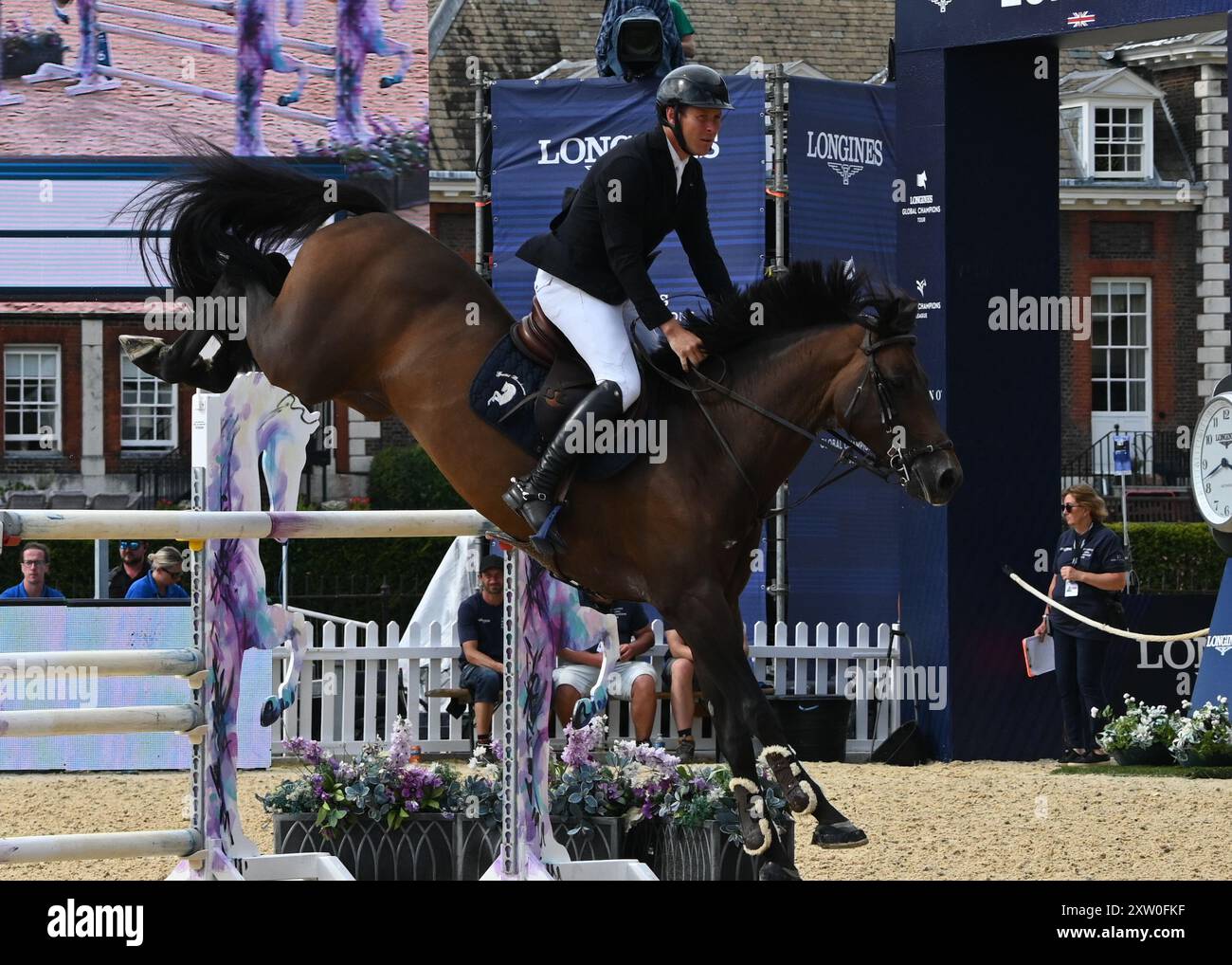 LONDON, UK. 16th Aug, 2024. David Will competed in two phases of show ...