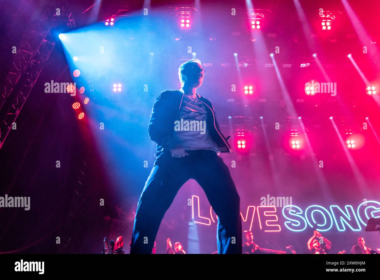 Der deutsche Sänger Peter Fox Pierre Baigorry auf dem Highfield 2024 ...