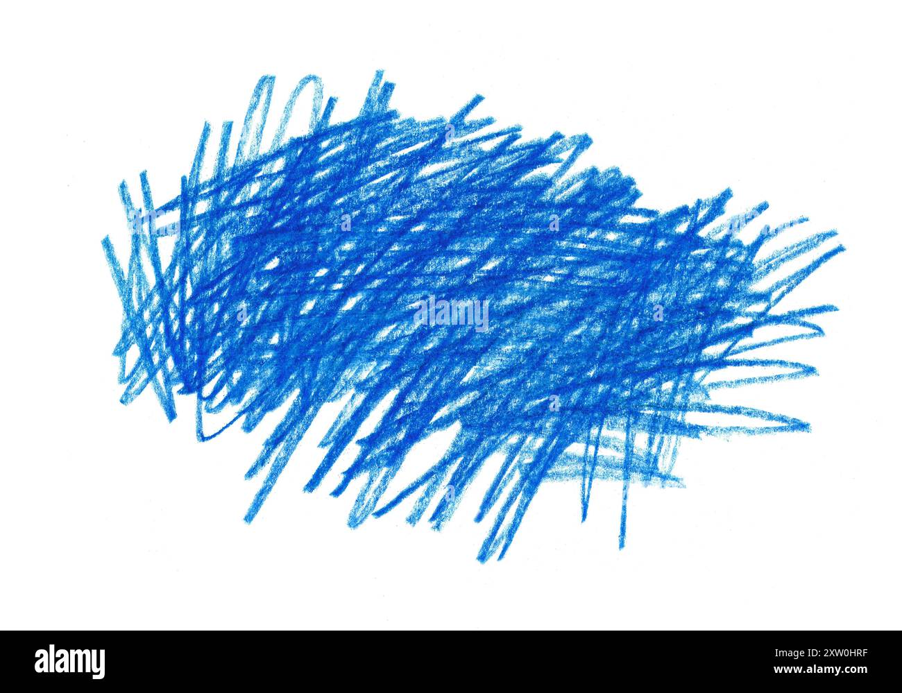 Abstract blue hand drawn design element Stock Photo - Alamy