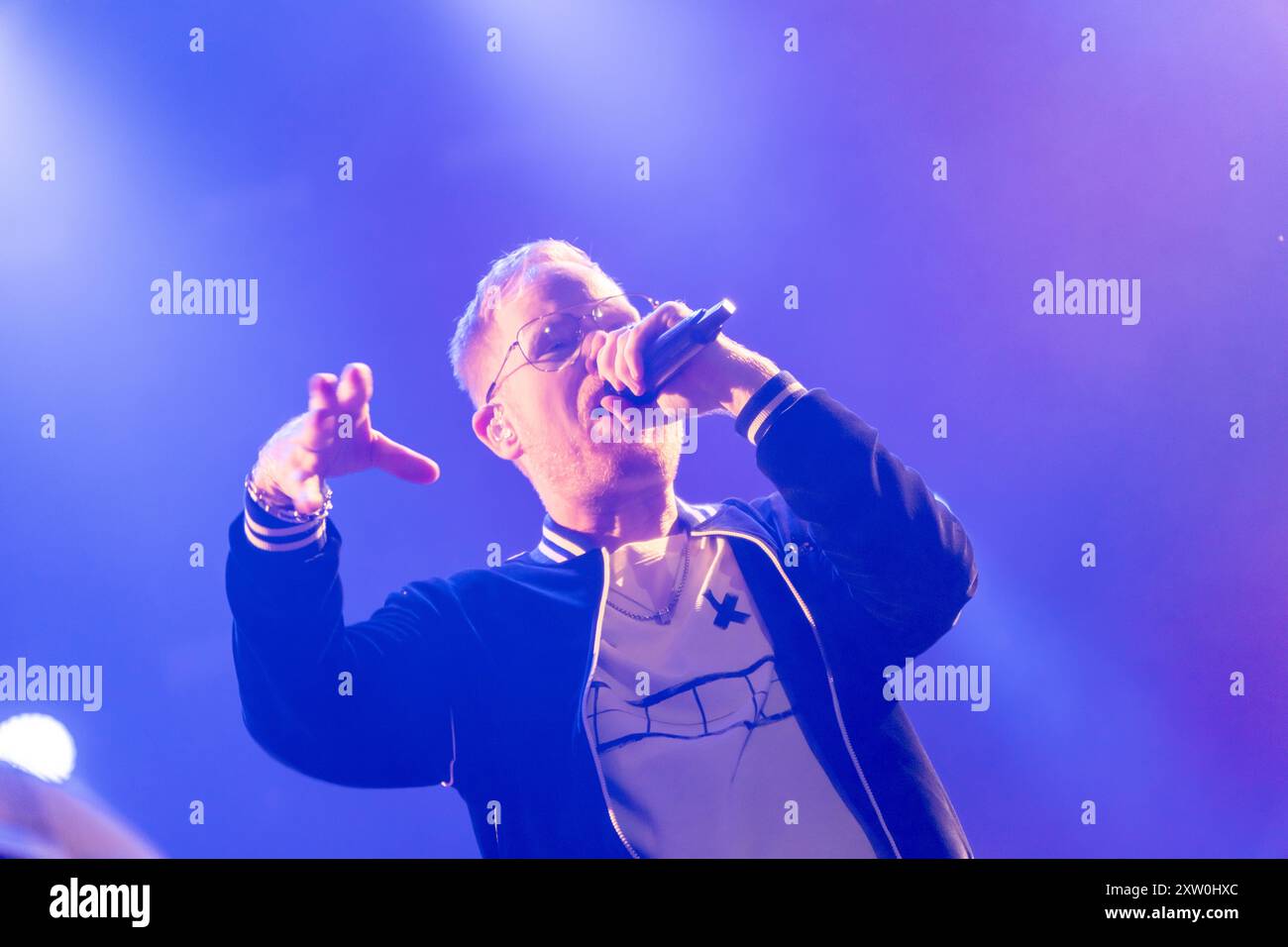 Der deutsche Sänger Peter Fox Pierre Baigorry auf dem Highfield 2024 ...