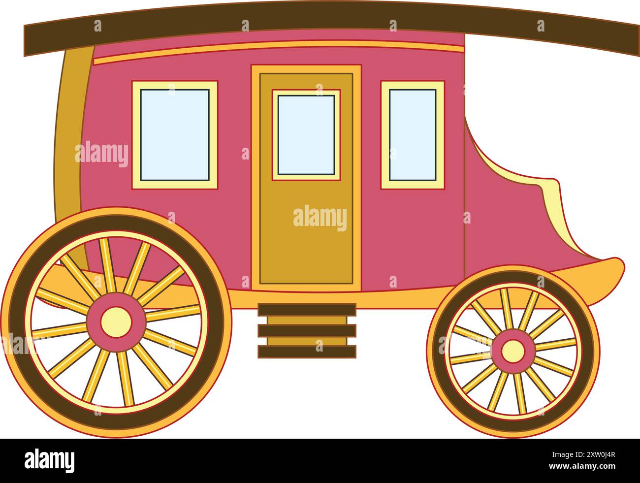 Stagecoach gold Stock Vector Images - Alamy