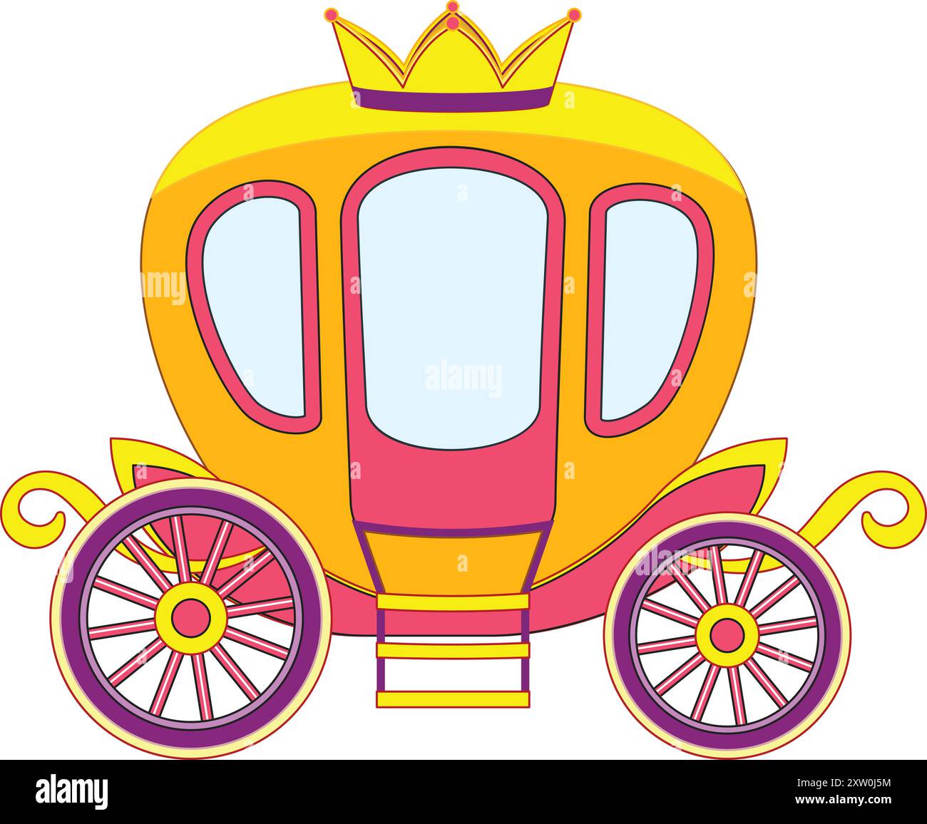 Whimsical carriage Cut Out Stock Images & Pictures - Alamy