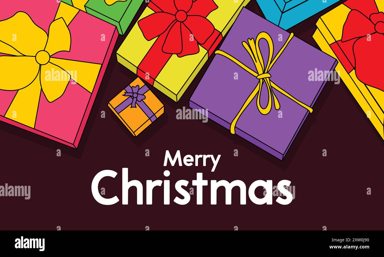 Merry christmas digital greeting Stock Vector Images - Alamy