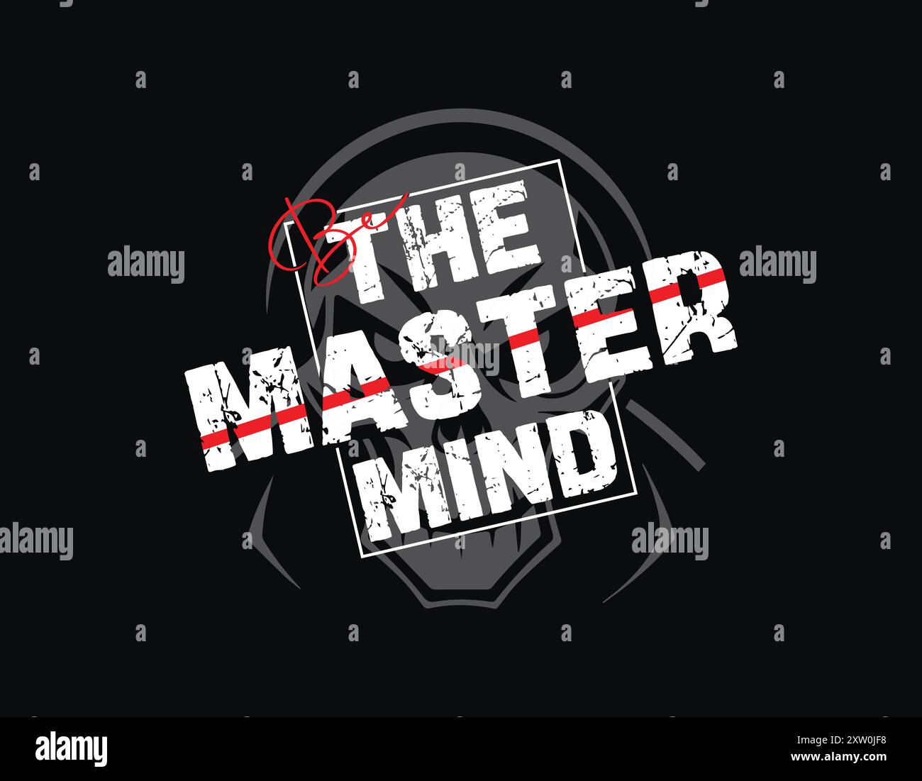 Be the mastermind urban style modern typography t shirt design ...