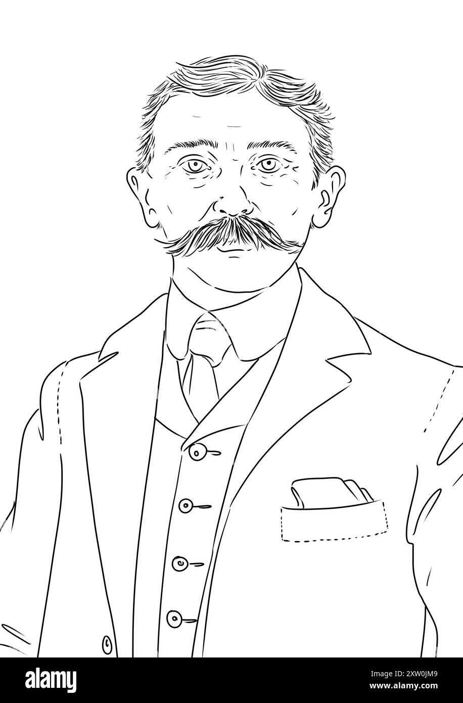 Pierre de coubertin founder olympics hi-res stock photography and ...