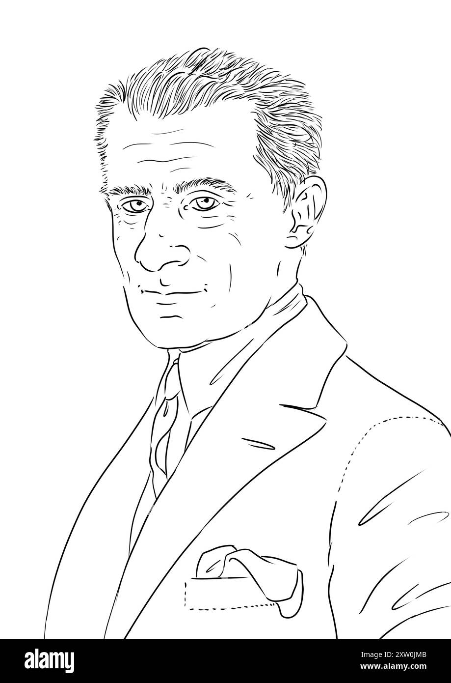 Famous french composer ravel Black and White Stock Photos & Images - Alamy