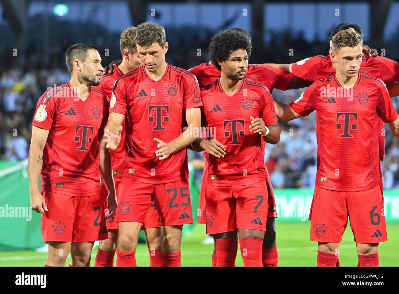Ulm, Deutschland. 16th Aug, 2024. Team photo, team, squad, team photo. from left: Raphael ...