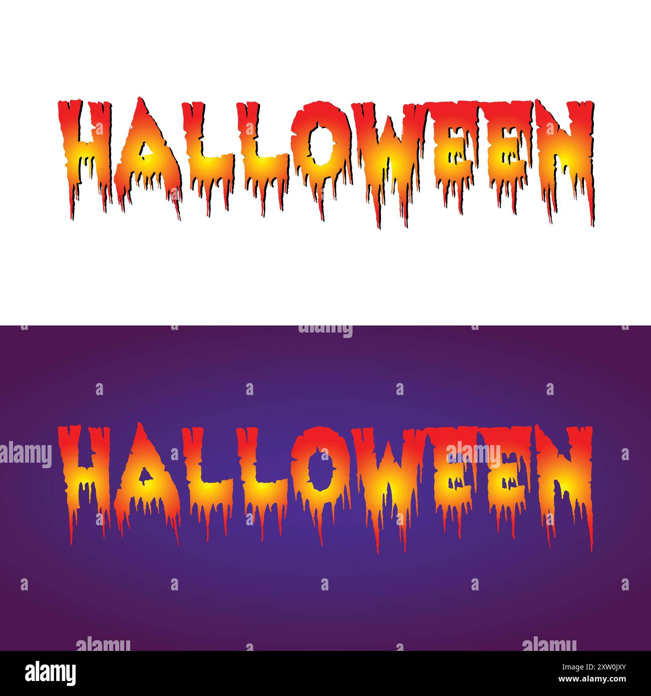 Haunted letters Stock Vector Images - Alamy