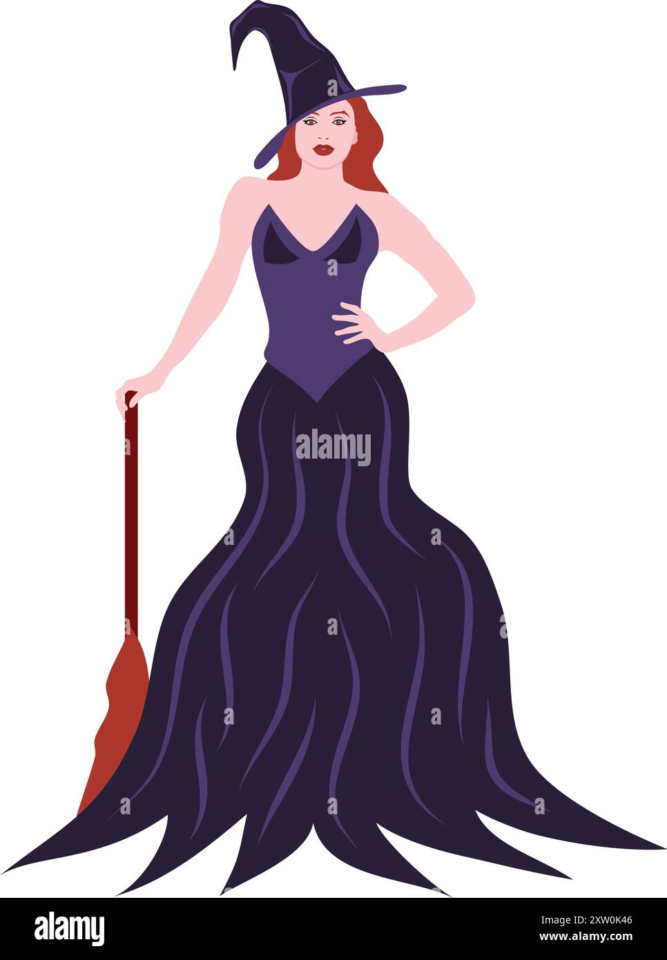 Enchantress vector vectors Stock Vector Images - Alamy