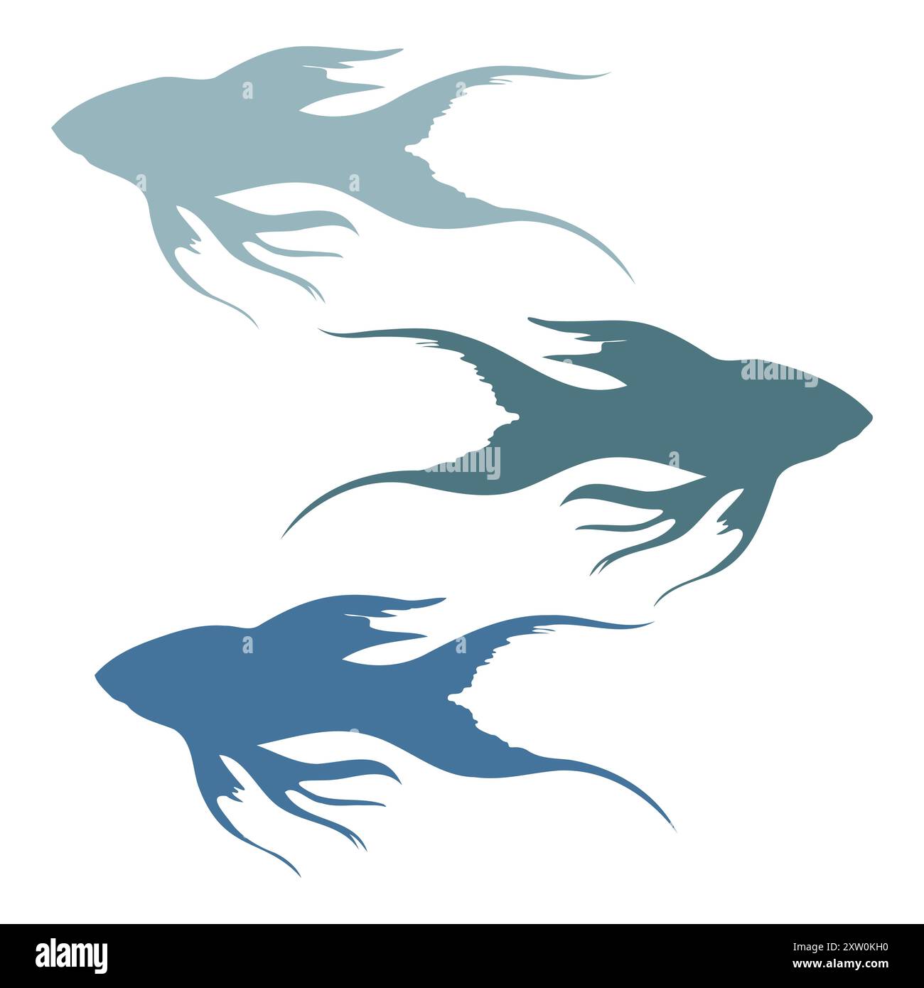 Marine life, sea ocean underwater creatures fish, shells algae seaweed ...