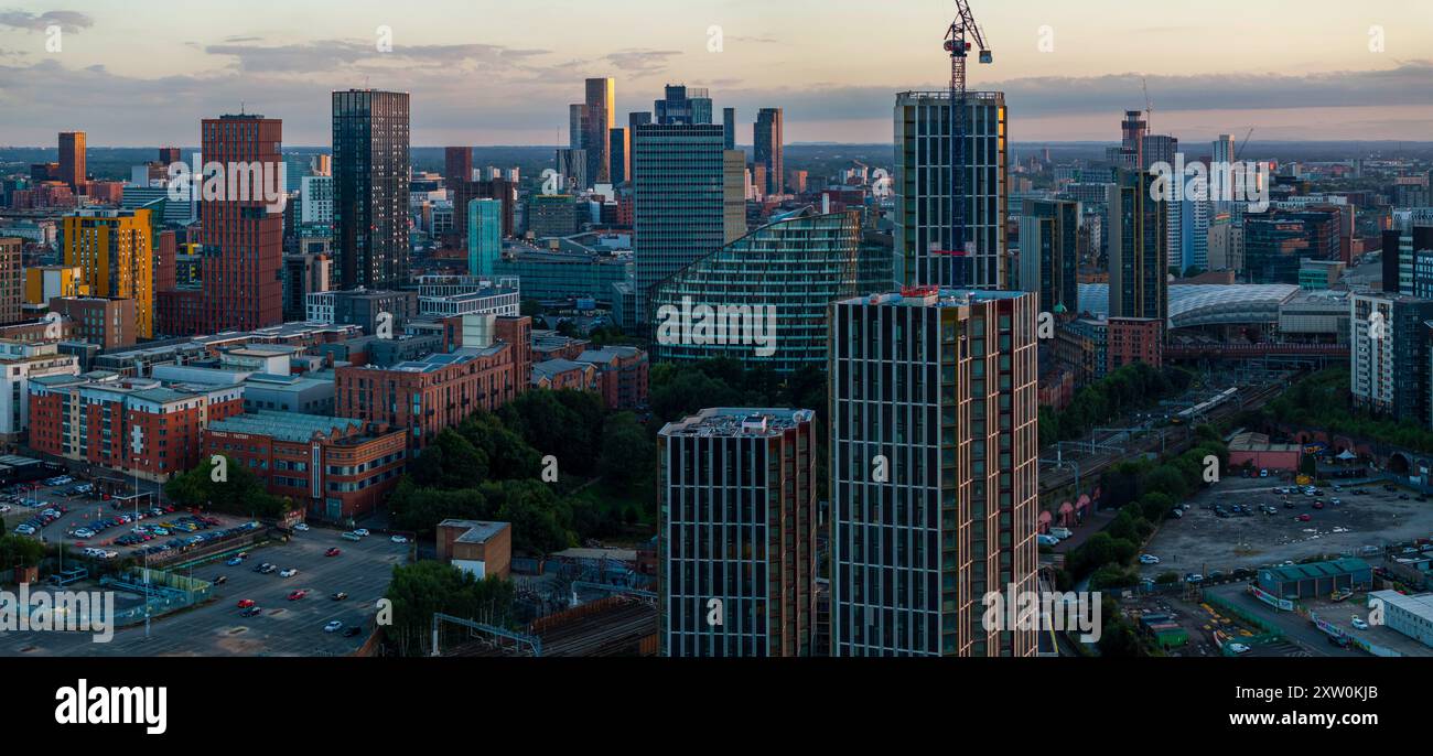 Manchester victoria station aerial hi-res stock photography and images ...