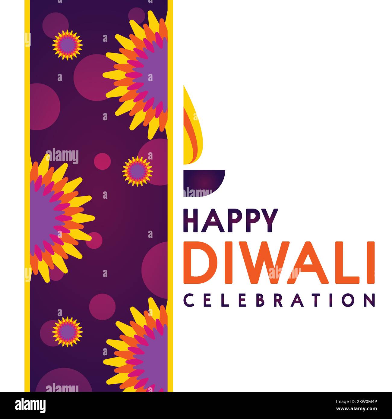 Happy Diwali celebration poster, Social Media, Post, Vector design ...