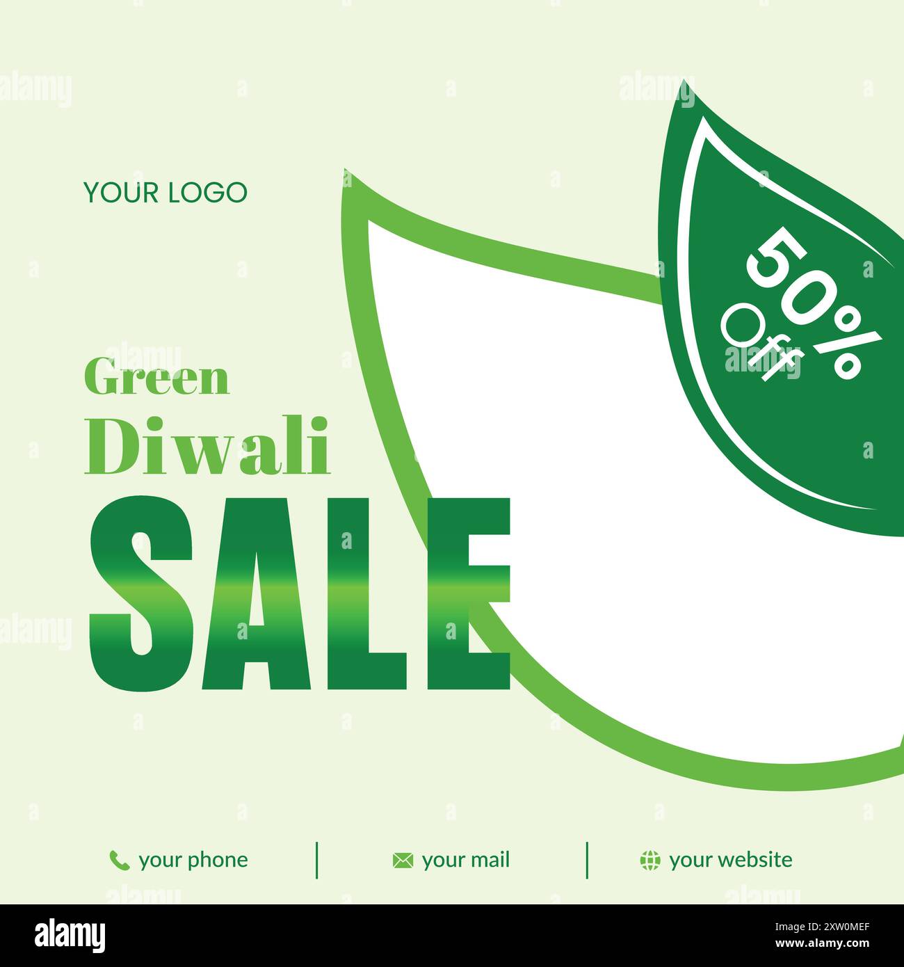 Green Diwali Logo