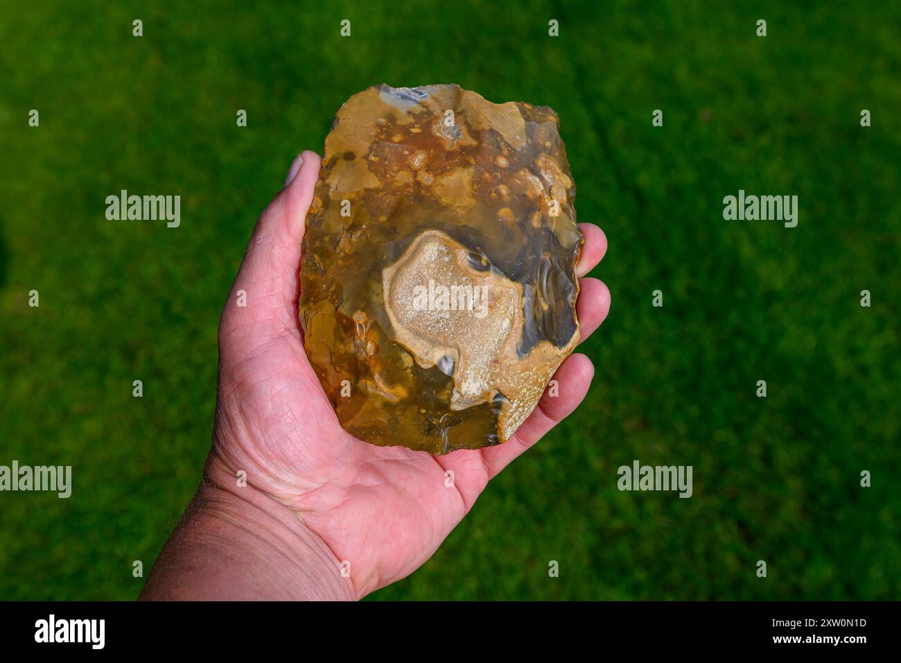 Hand Axe (Acheulean Stock Photo - Alamy