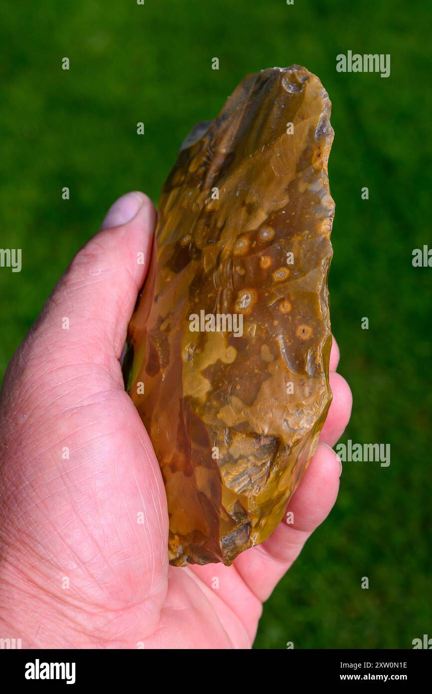 Palaeolithic hand axe hi-res stock photography and images - Alamy