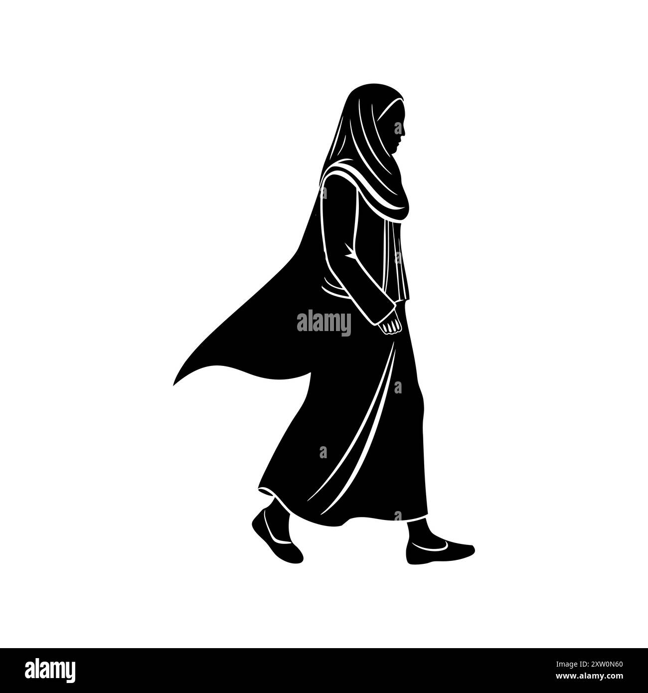 Veiled silhouette hi-res stock photography and images - Alamy