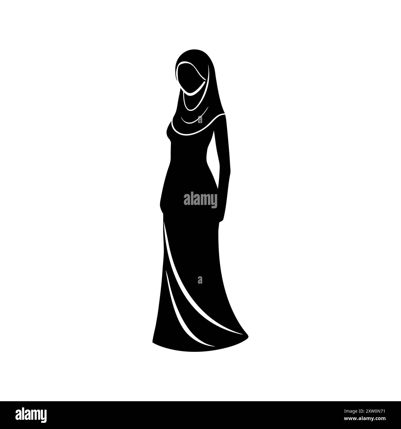 Veiled silhouette hi-res stock photography and images - Alamy