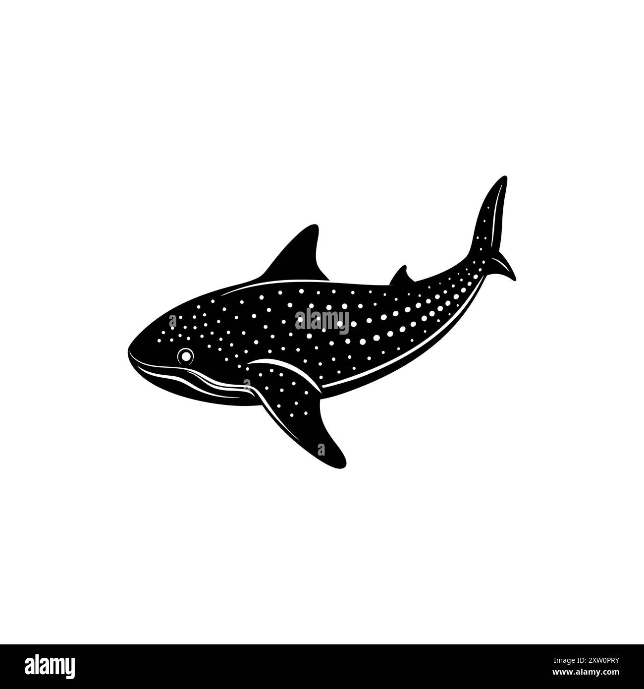 Whale Shark Silhouette Stock Vector Image And Art Alamy