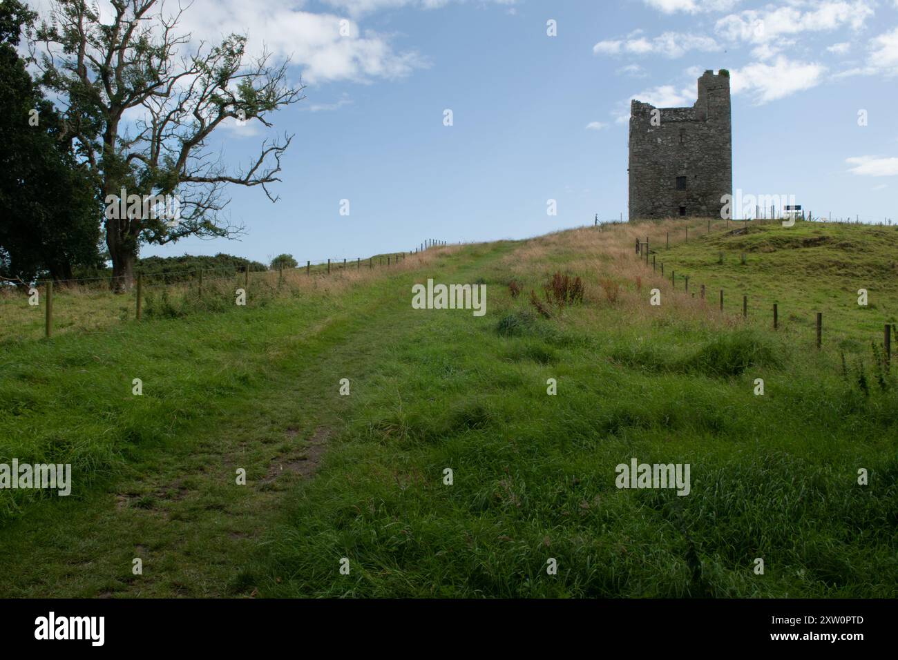 Audley's Castle, County Down, Northern Ireland Stock Photo - Alamy