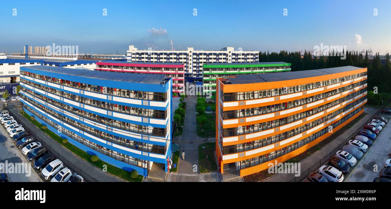 SUZHOU, CHINA - AUGUST 17, 2024 - The newly opened talent apartment of CIMC Container ...