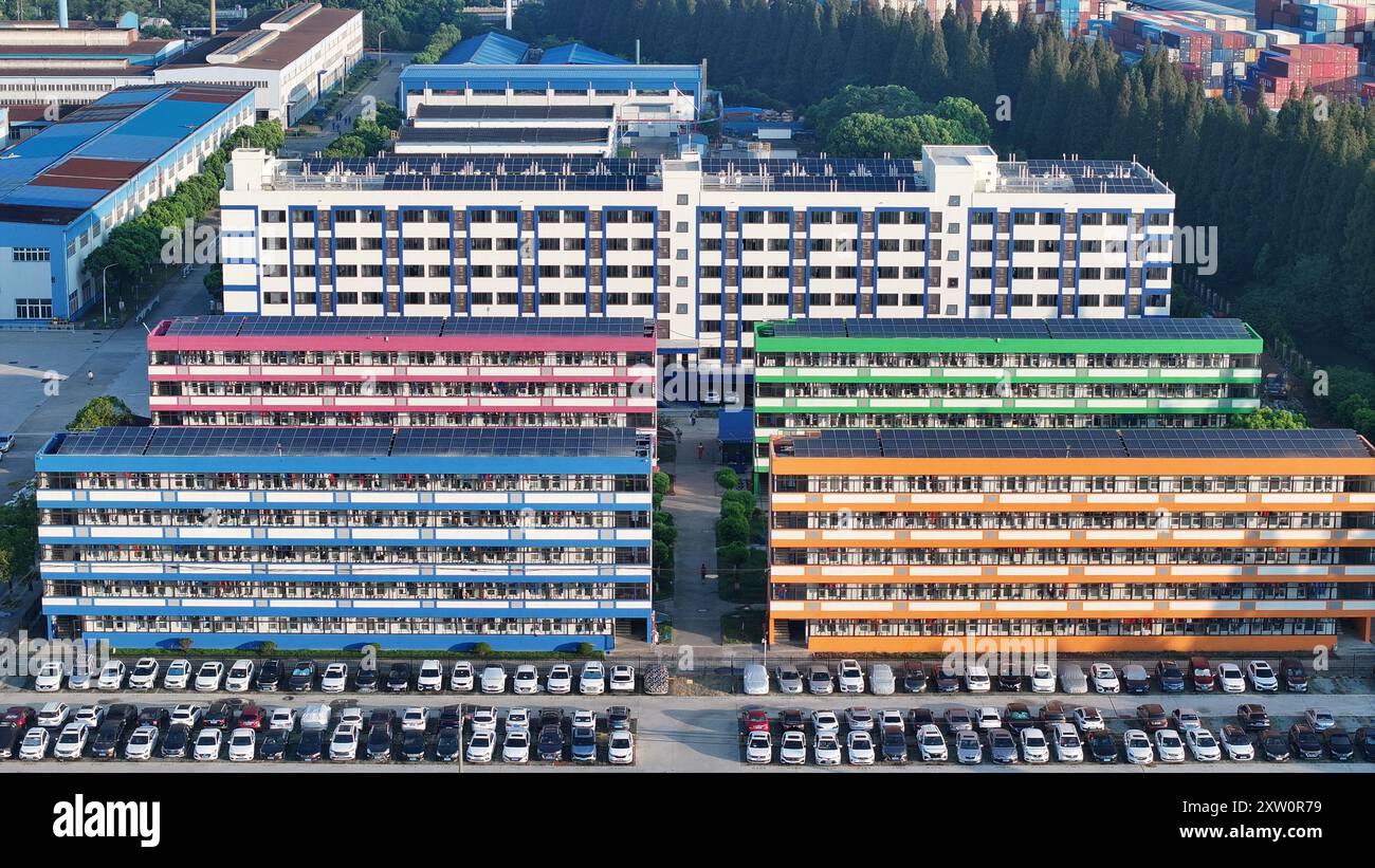SUZHOU, CHINA - AUGUST 17, 2024 - The newly opened talent apartment of CIMC Container ...