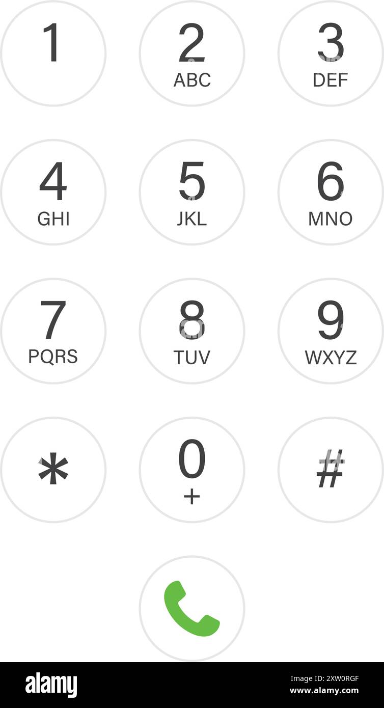 Pad button Stock Vector Images - Alamy